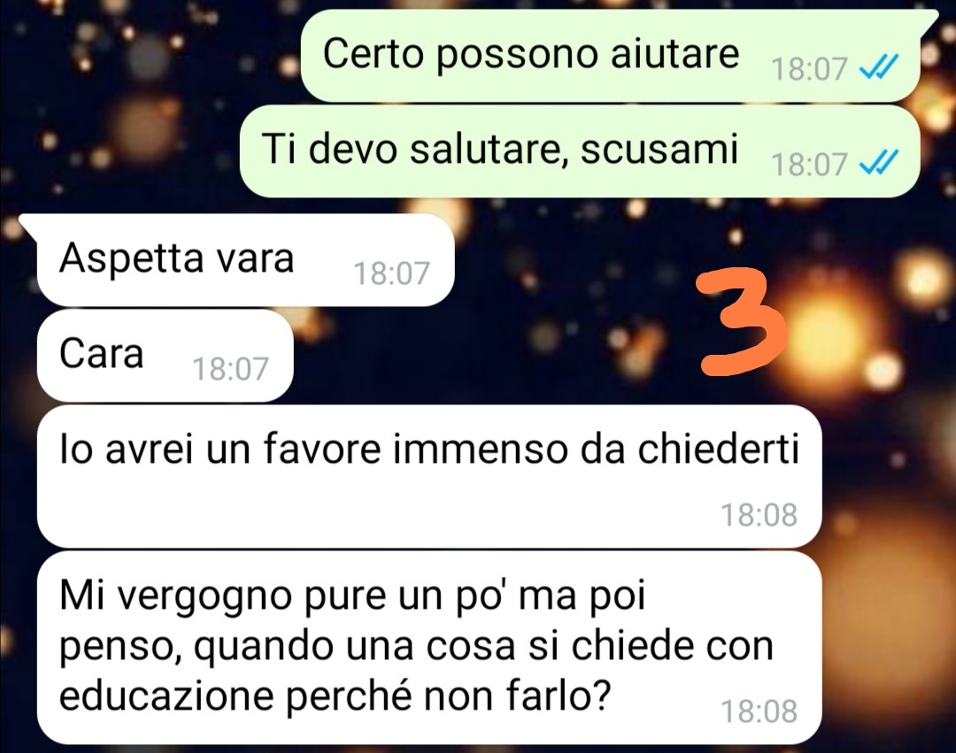 Il favore - SpunteBluSpunteBlu